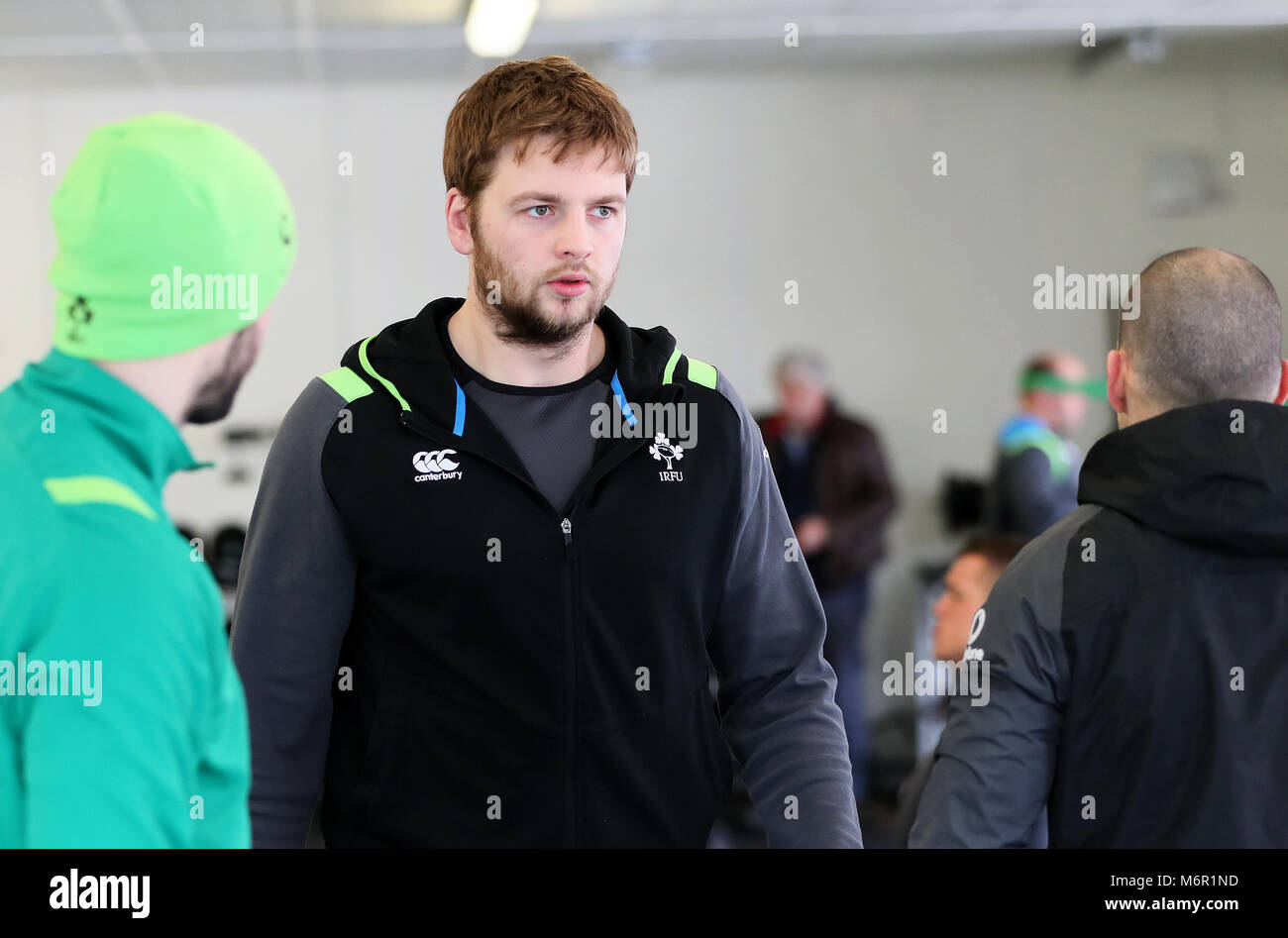 Ireland's Iain Henderson during the training session at Carton House ...