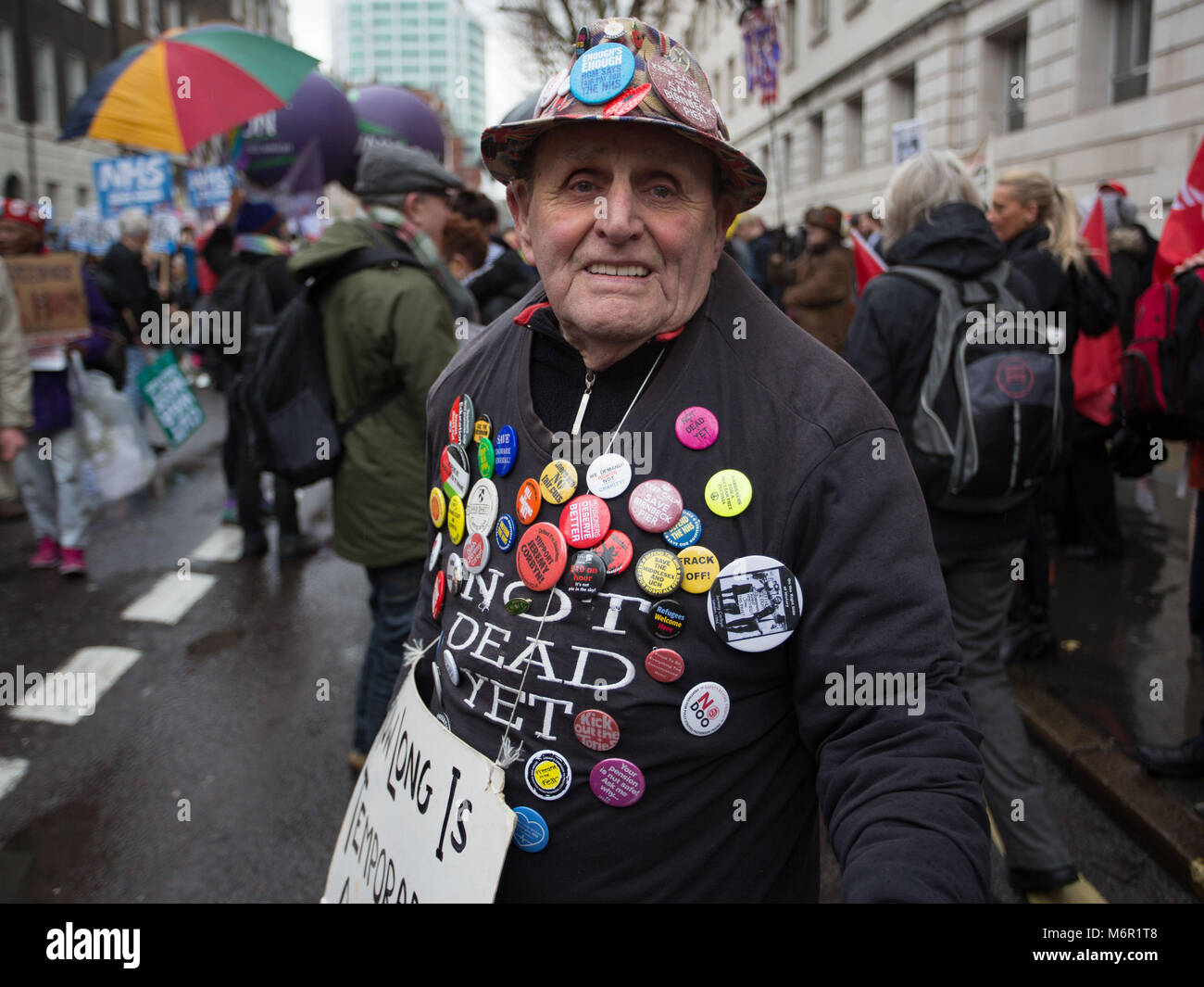 NHS In Crisis - Fix It Now demonstration. The People’s Assembly and ...