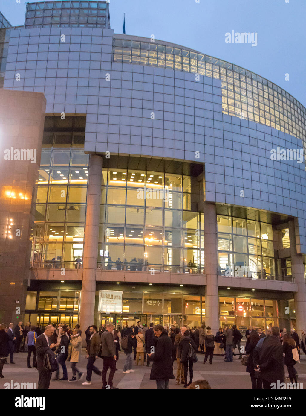 facade of l'Opéra Bastille (Bastille Opera), Paris, France Stock Photo ...