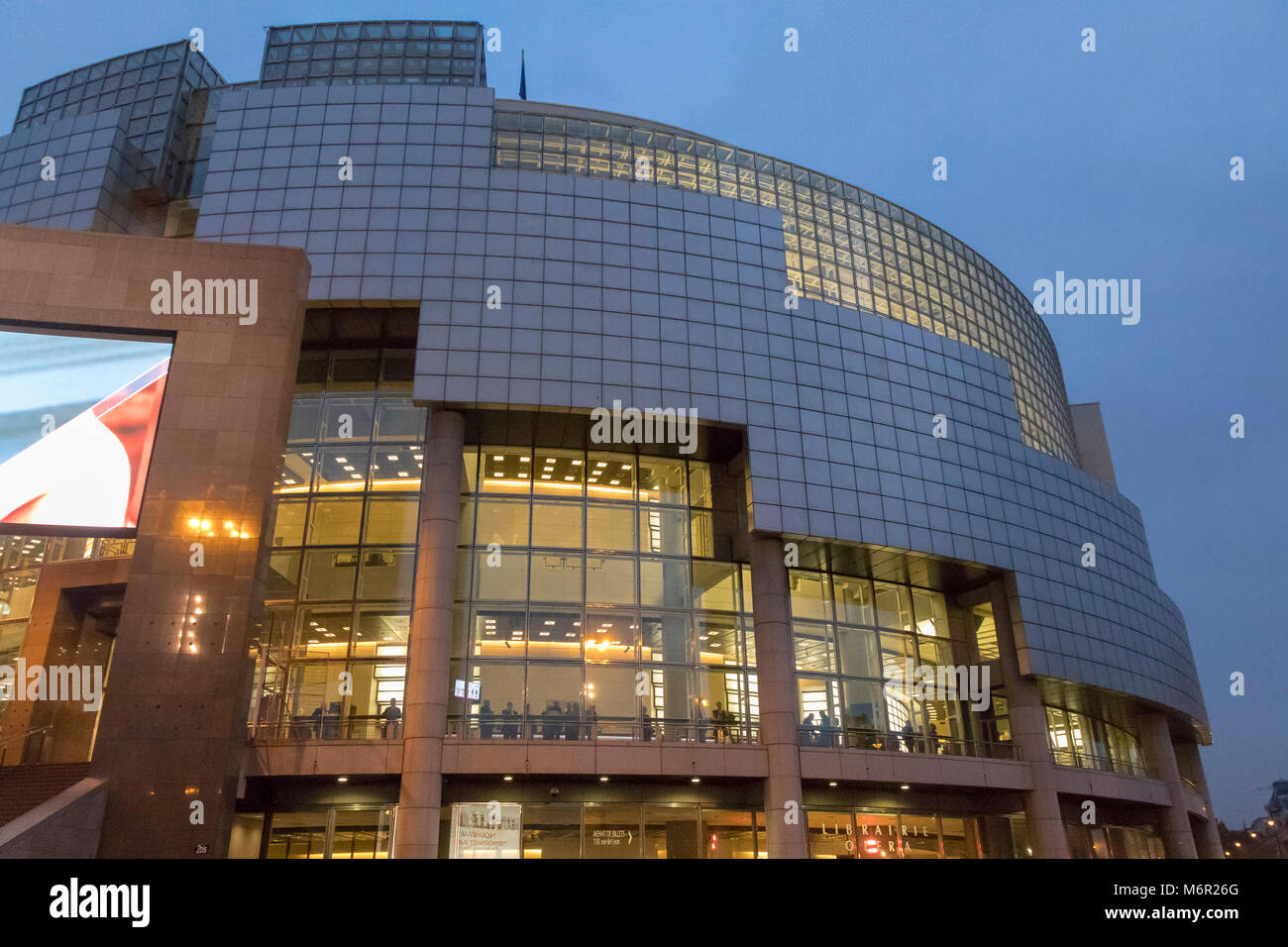 facade of l'Opéra Bastille (Bastille Opera), Paris, France Stock Photo ...