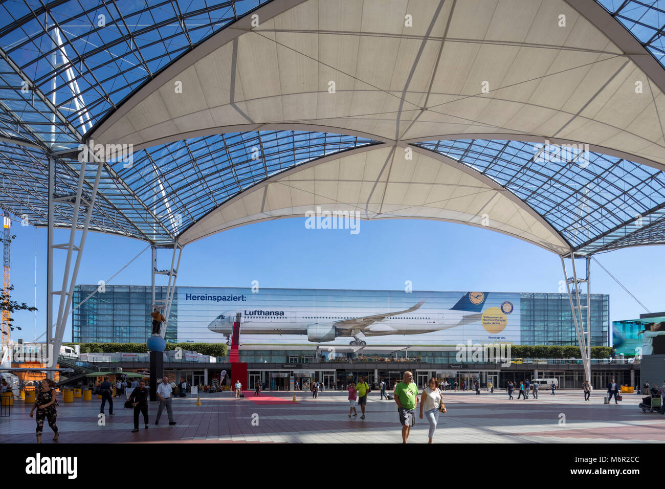 Munich airport, Bavaria, Germany Stock Photo - Alamy