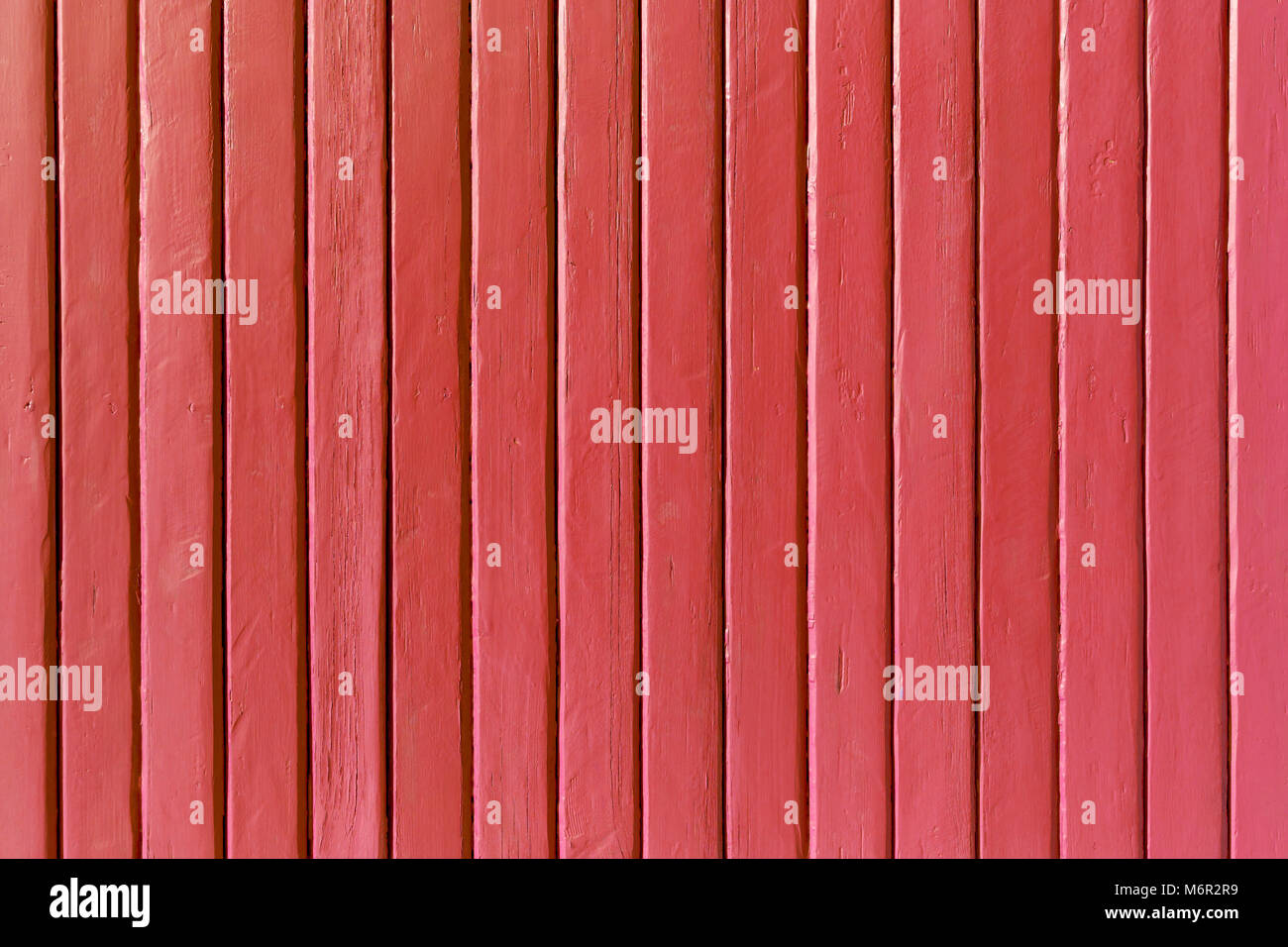 Old red painted wood wall - texture or background Stock Photo - Alamy