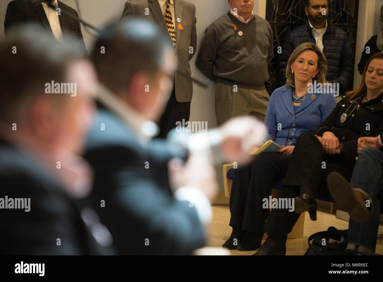 Leesburg, Virginia, USA. 5th March, 2018. Tony McAleer a former white ...