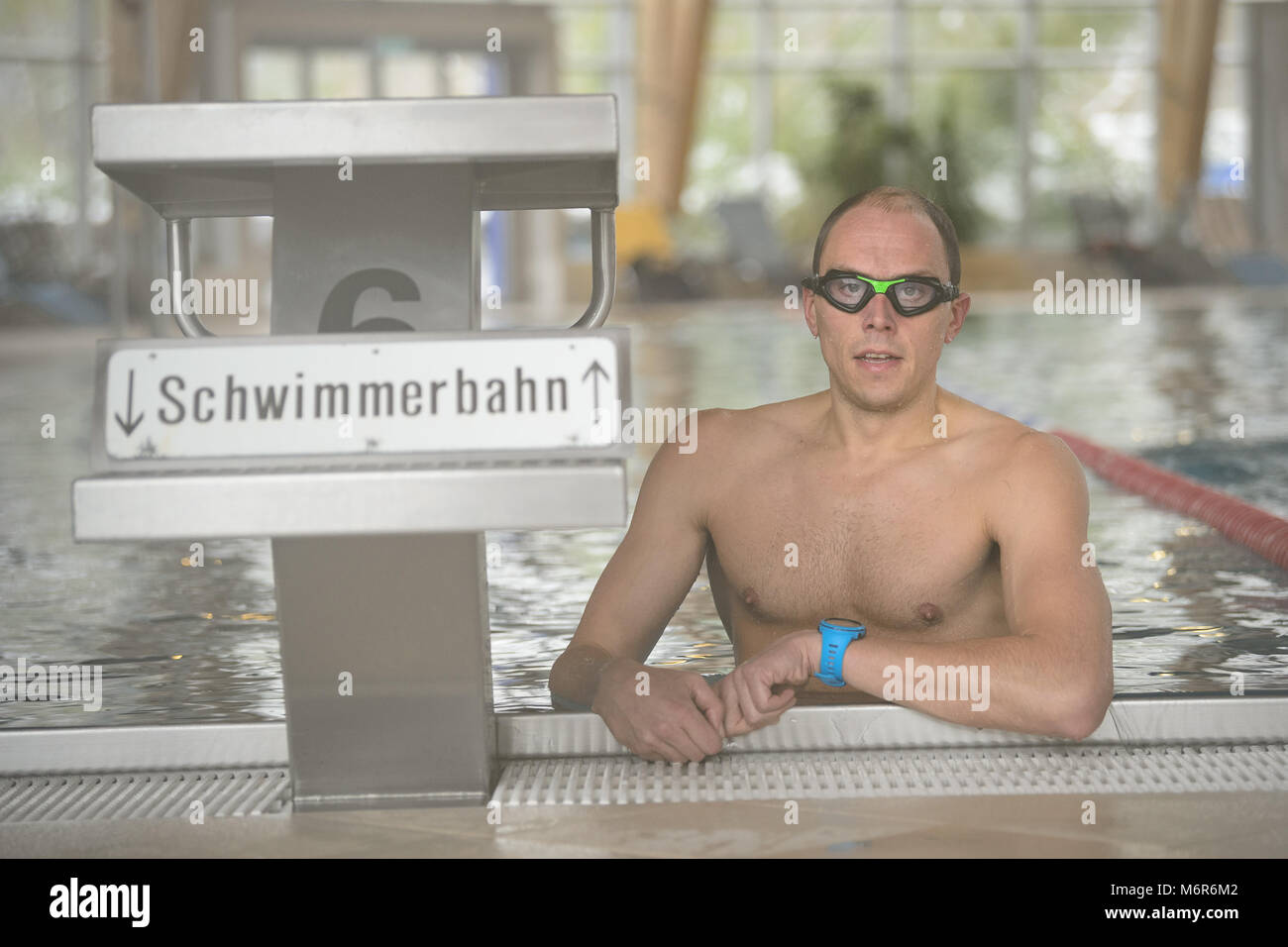 23 February 2018, Germany, Villingen-Schwenningen: Daniel Busch ...