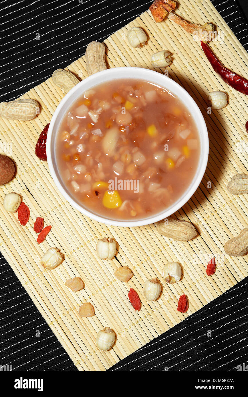 China. 6th Mar, 2018. It's a Chinese tradition to have laba rice ...