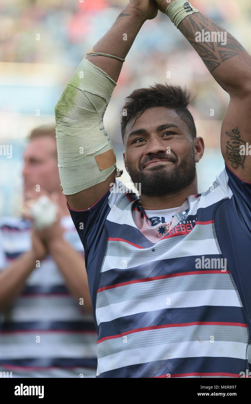 Amanaki Lelei Mafi of Rebels during the Super Rugby match between ...