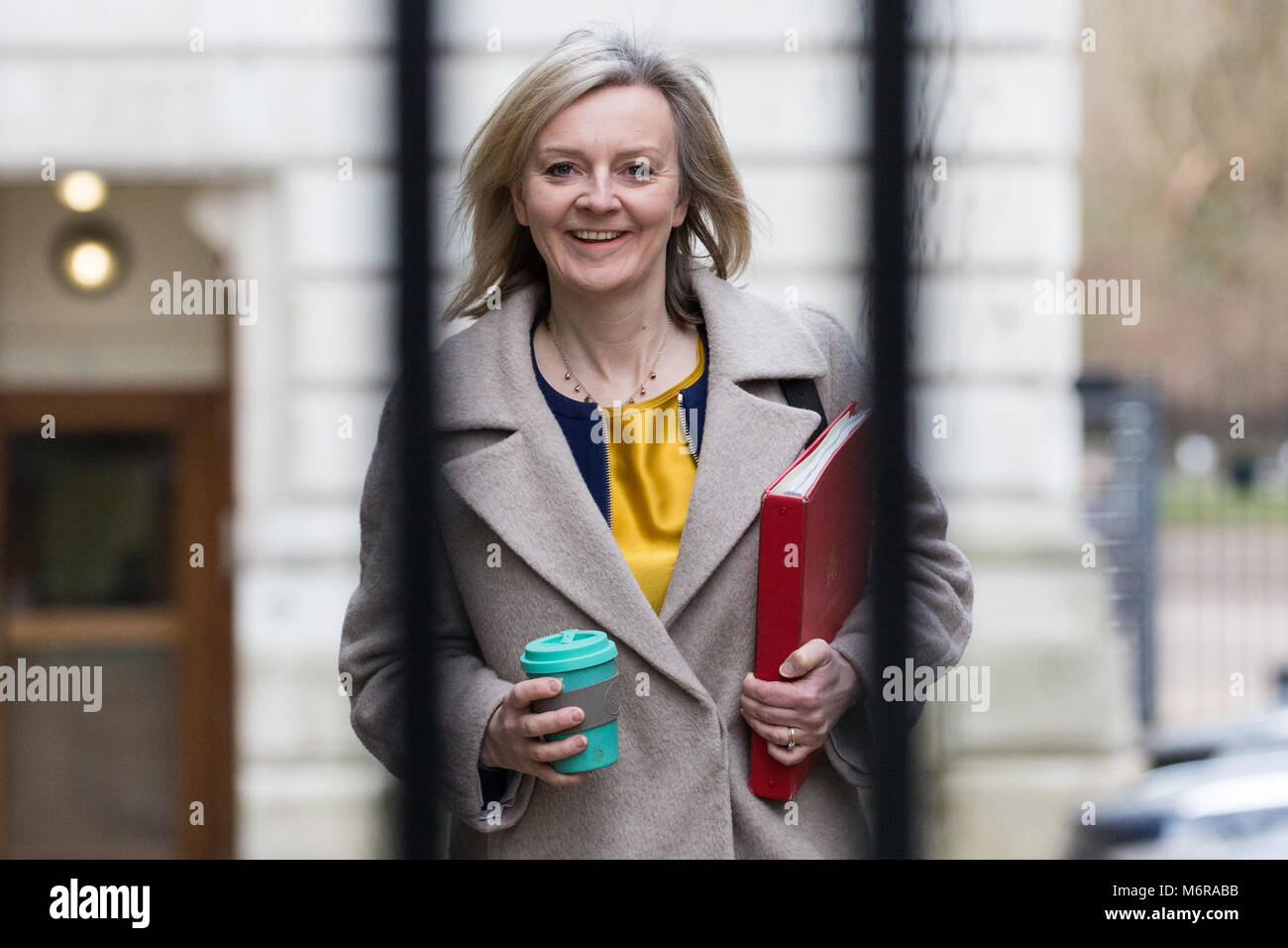 London, UK. 6th March, 2018. Elizabeth Truss MP, Chief Secretary to the ...