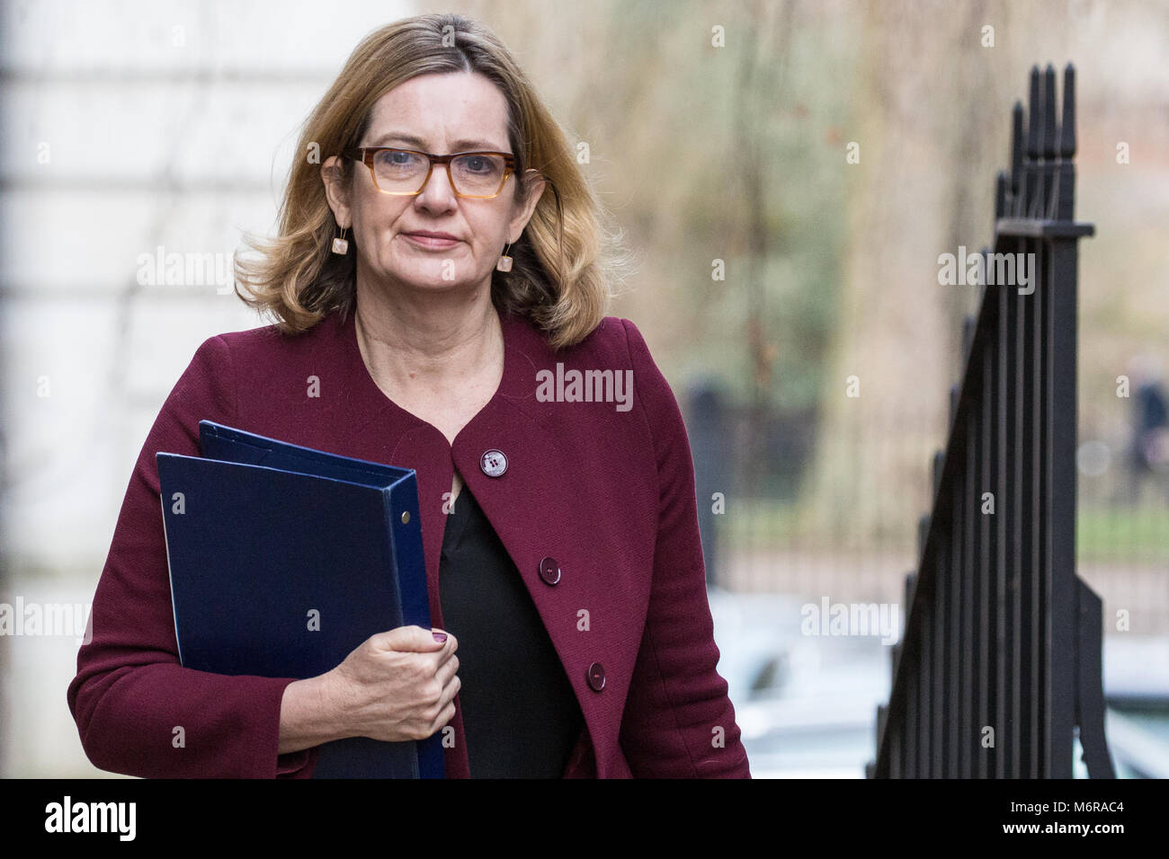 London, UK. 6th March, 2018. Amber Rudd MP, Secretary of State for the ...