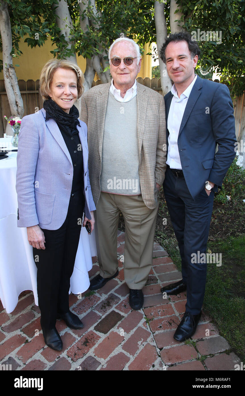 Beverly Hills, Ca. 5th Mar, 2018. Frédérique Bredin, James Ivory, Guest ...