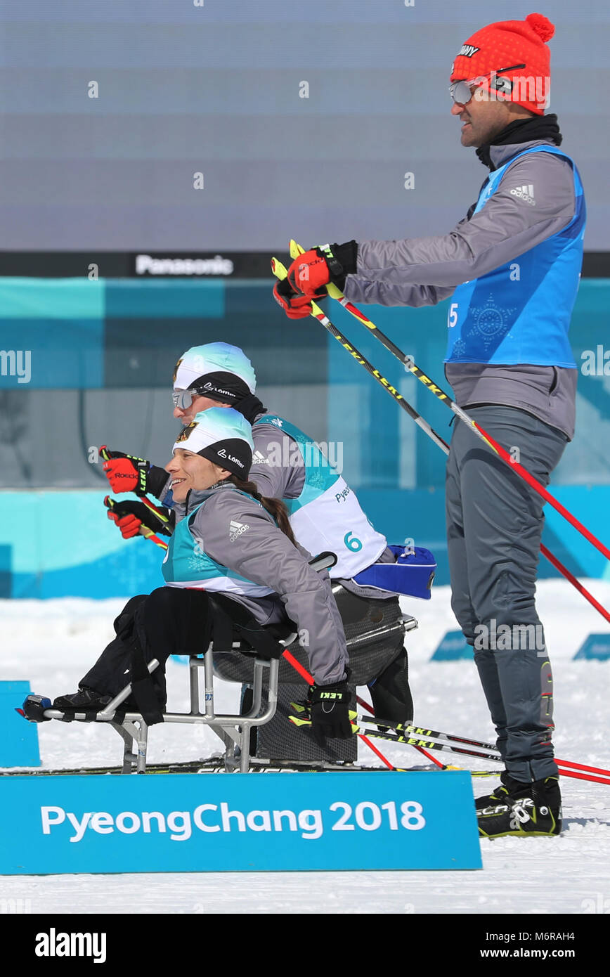 Pyeongchang, South Korea. 06th Mar, 2018. Anja Wicker and Martin Fleig ...