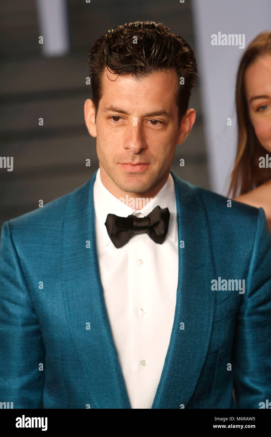 Mark Ronson attending the 2018 Vanity Fair Oscar Party hosted by ...