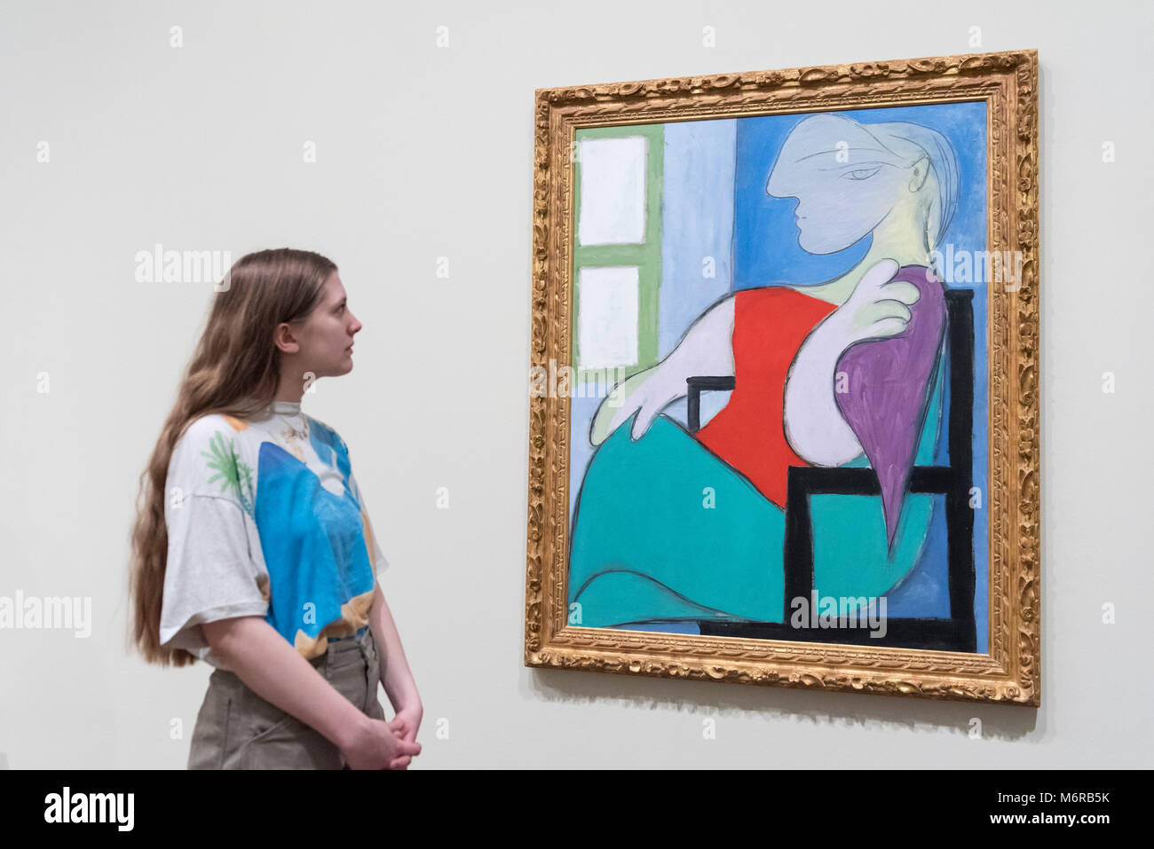 Woman By A Window By Pablo Picasso