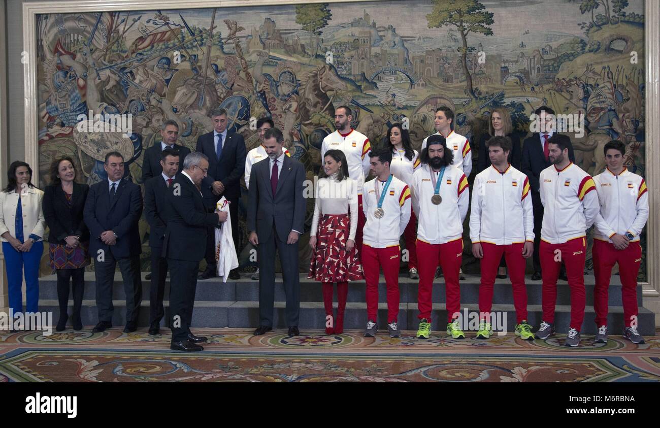 Reyes audiencia equipo Juegos Olimpicos PyeongChang 2018 FELIPE DE ...