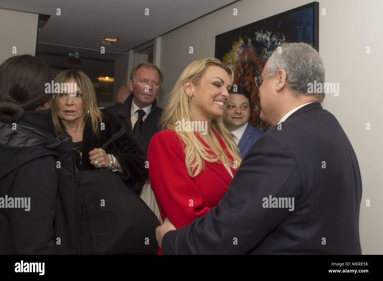 Naples, Silvio Berlusconi and Francesca Pascale visiting the historic ...