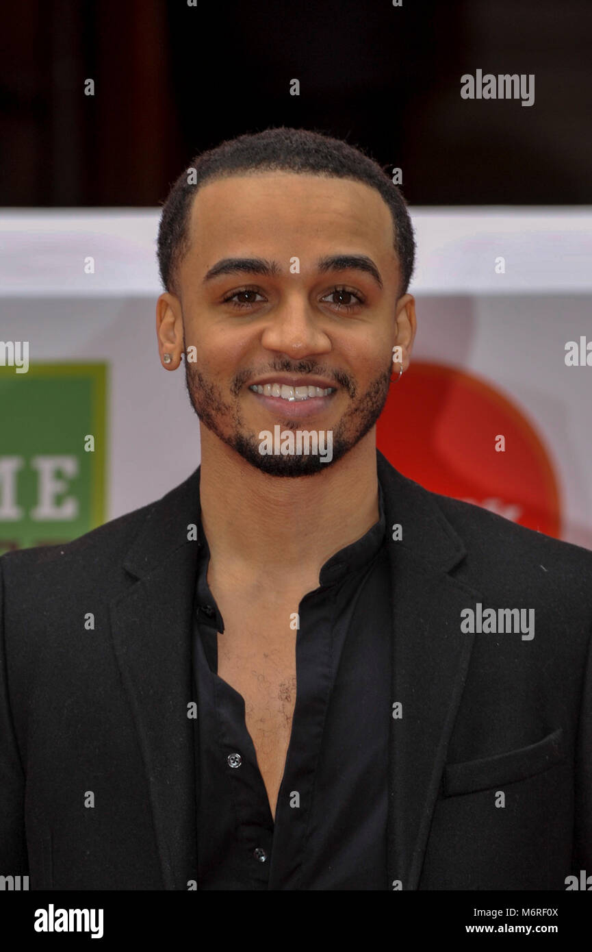London, UK. 6 March 2018. Aston Merrygold, singer, arrives for the ...