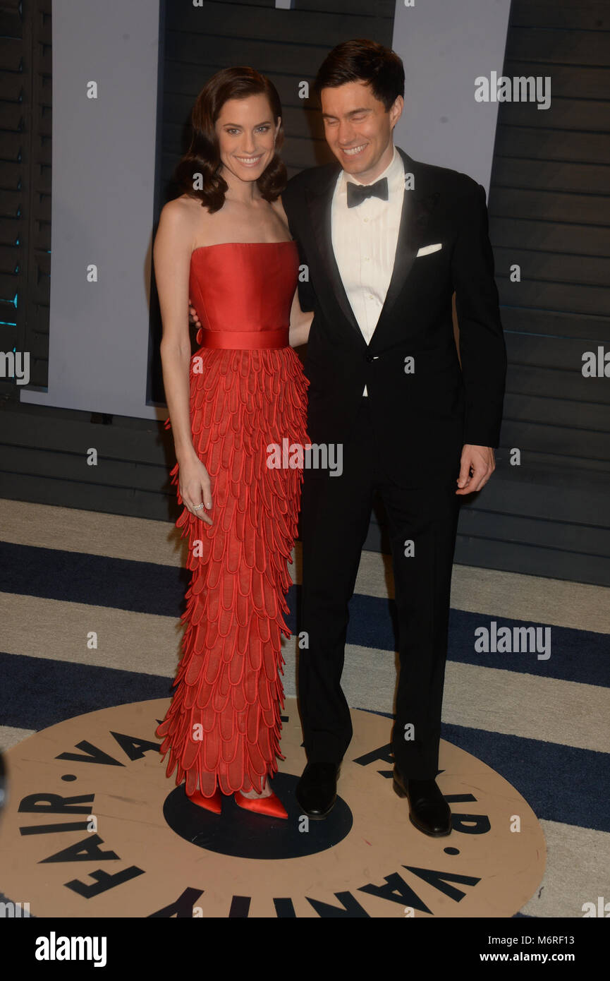 BEVERLY HILLS, CA - MARCH 04: Allison Williams attends the 2018 Vanity ...