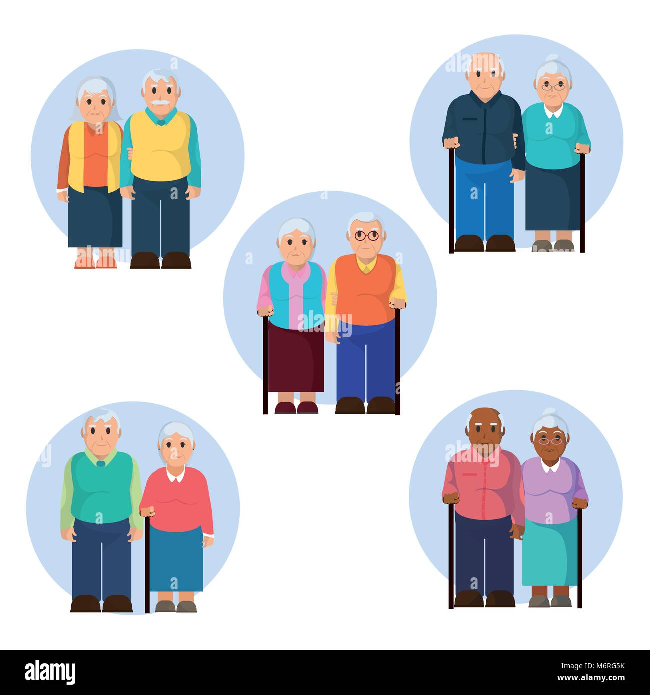 Elderly vector hi-res stock photography and images - Alamy