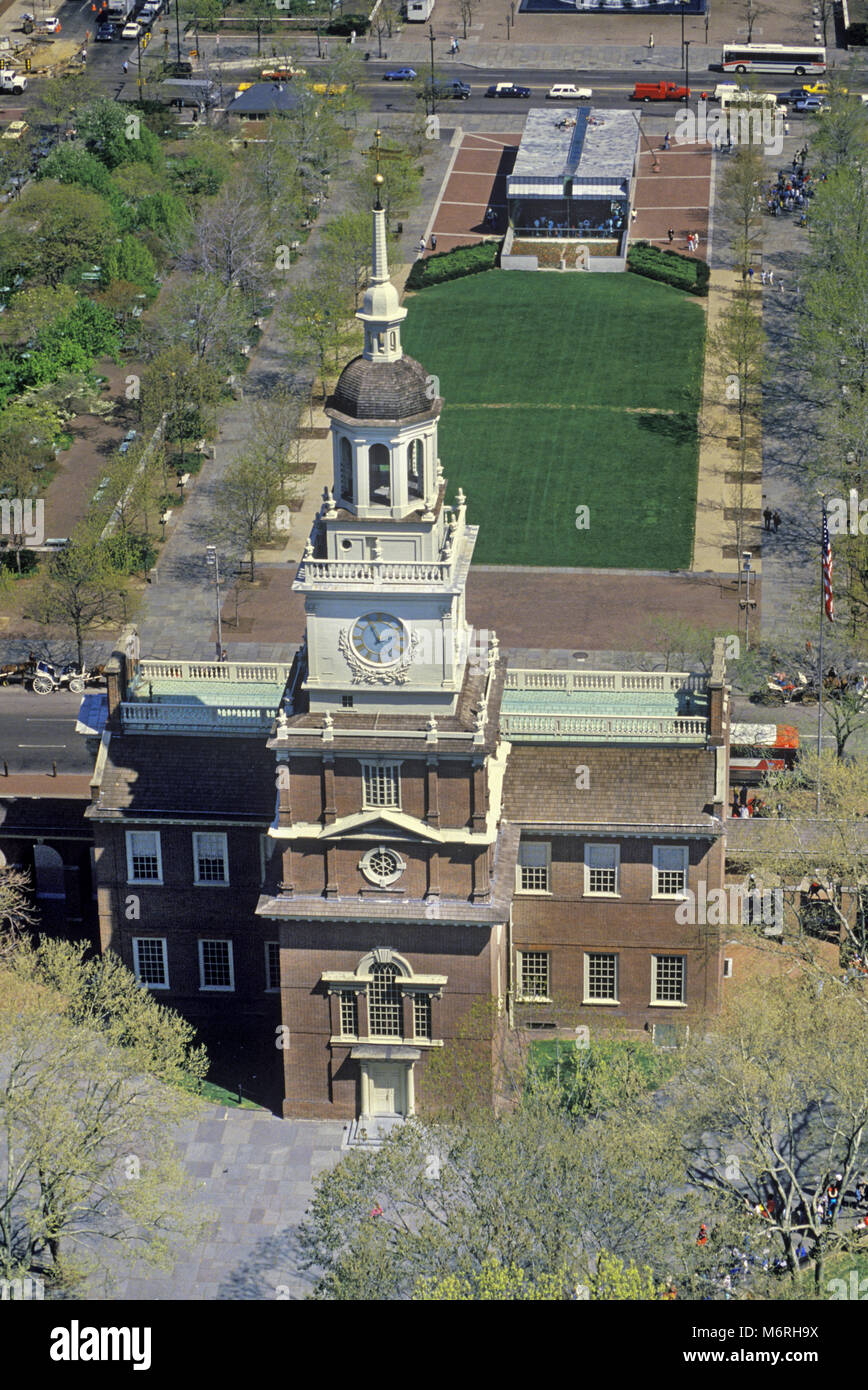 1987 HISTORICAL INDEPENDENCE HALL INDEPENDENCE MALL DOWNTOWN ...