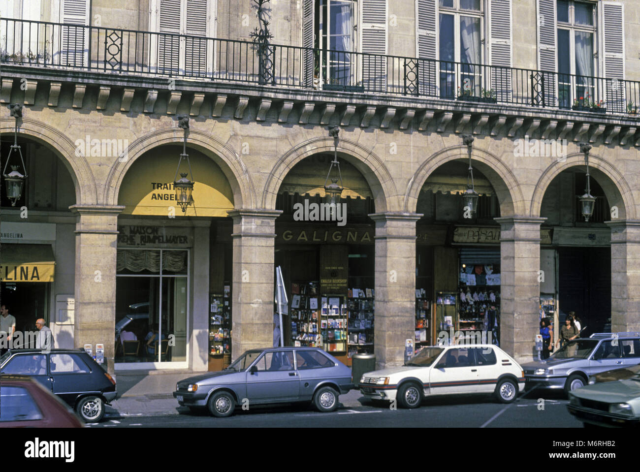 The Arches Of The Rue De Rivoli High Resolution Stock Photography and ...
