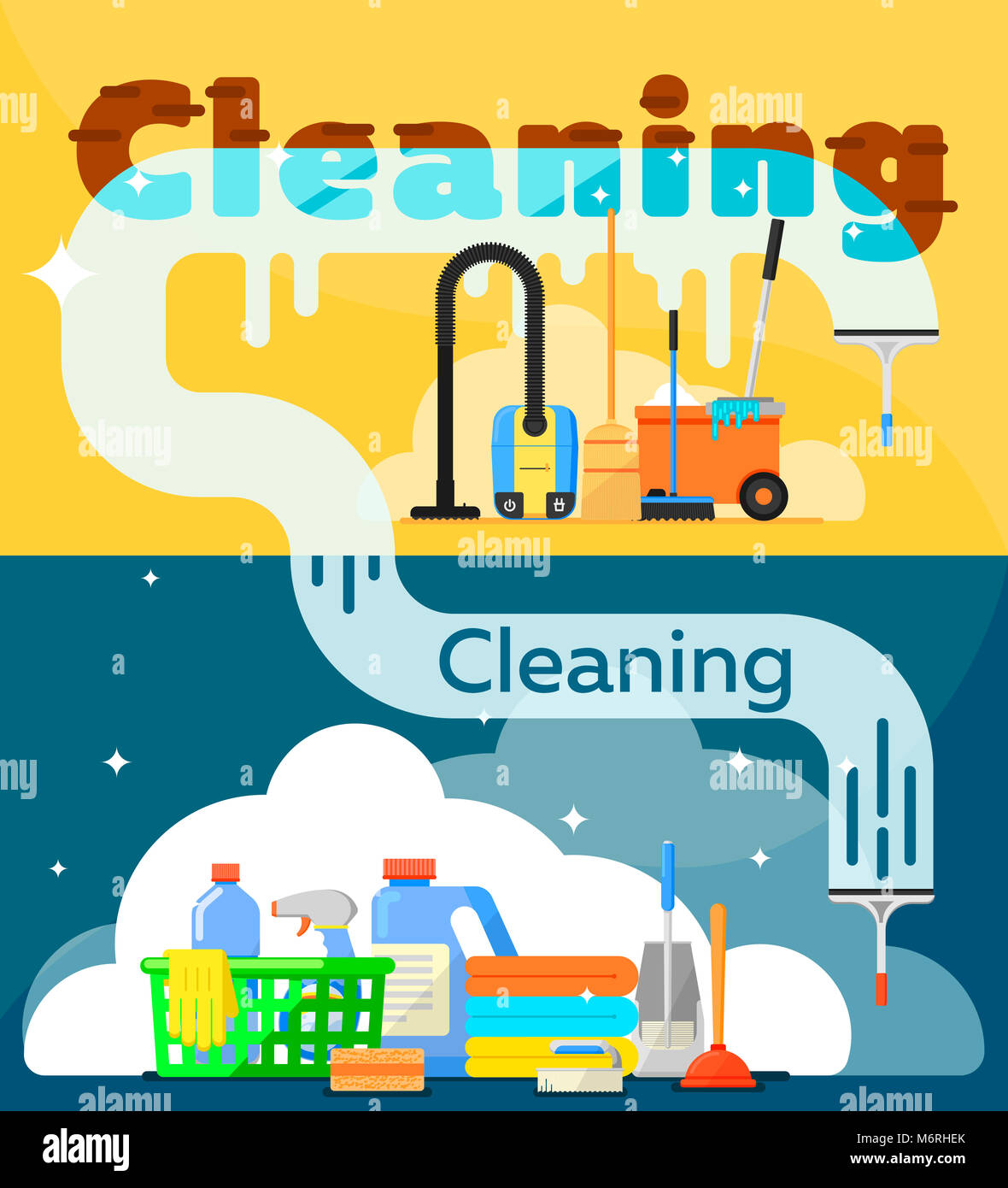 Cleaning tools set. Cleaning supplies, cleaning home, office clean ...