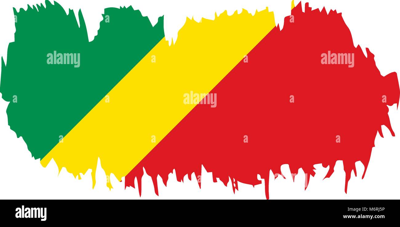 Congo flag, vector illustration Stock Vector Image & Art - Alamy