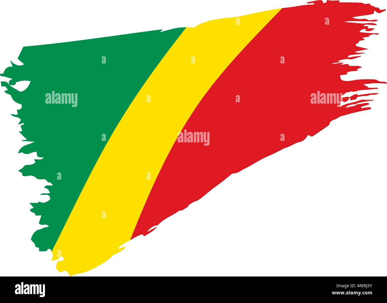 Congo flag, vector illustration Stock Vector Image & Art - Alamy