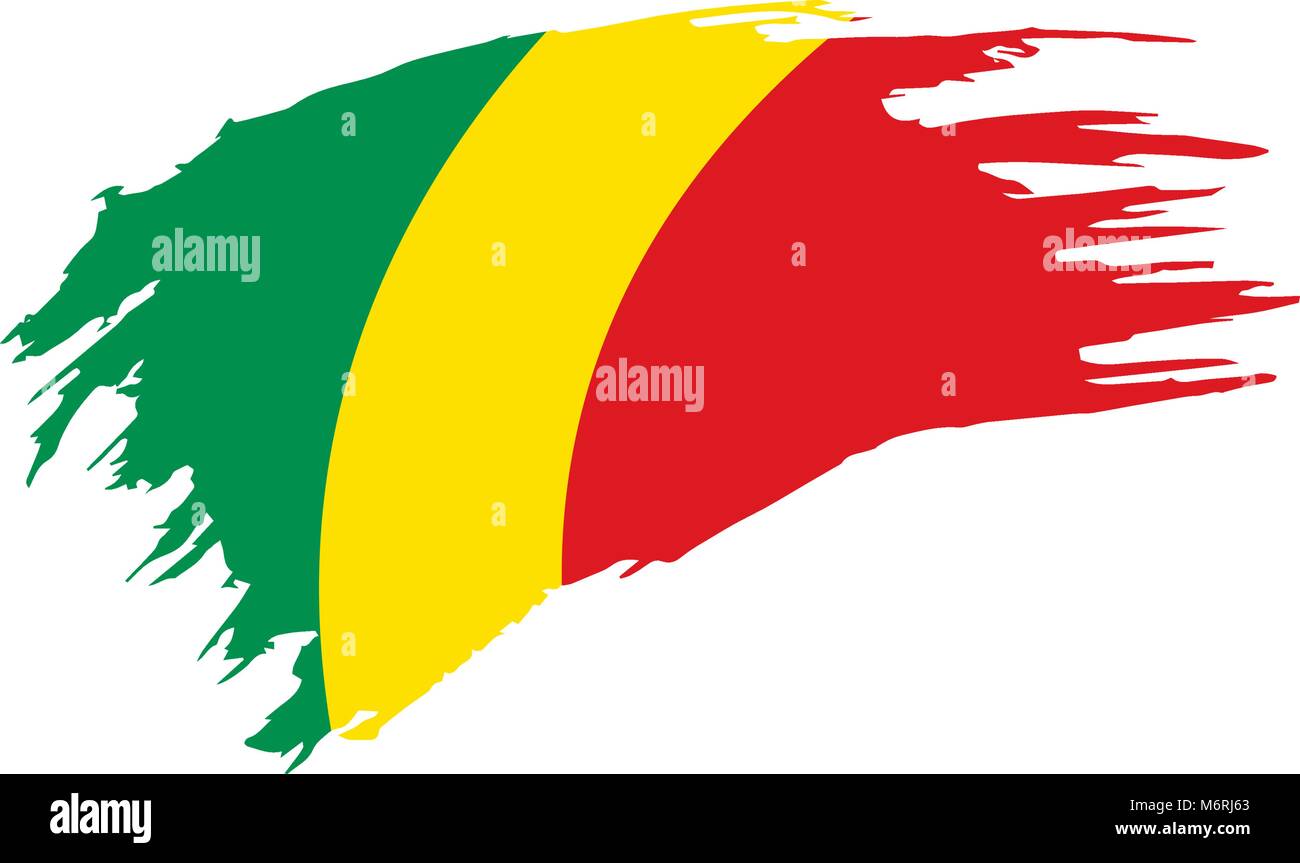 Congo flag, vector illustration Stock Vector Image & Art - Alamy