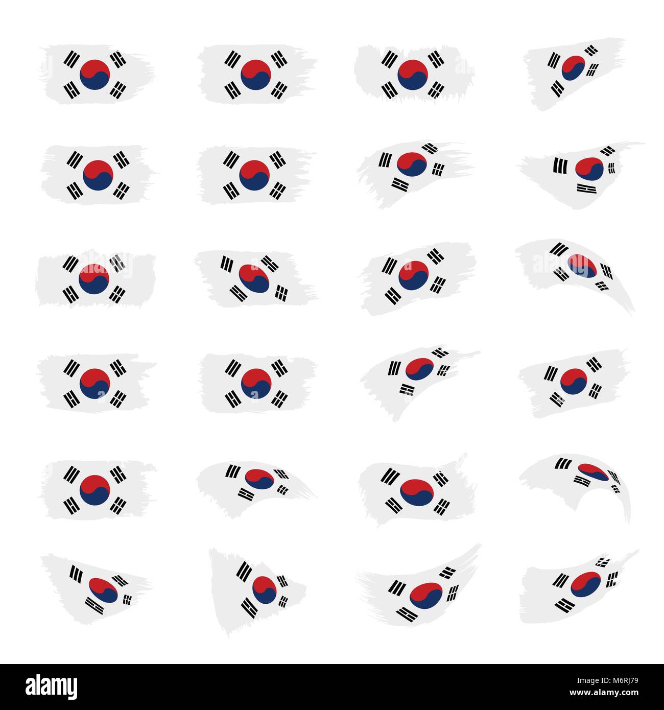 South Korean flag, vector illustration Stock Vector Image & Art - Alamy