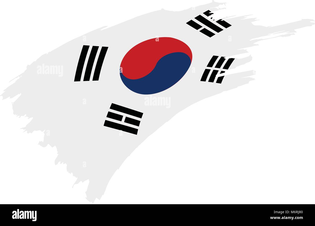 South Korean flag, vector illustration Stock Vector Image & Art - Alamy