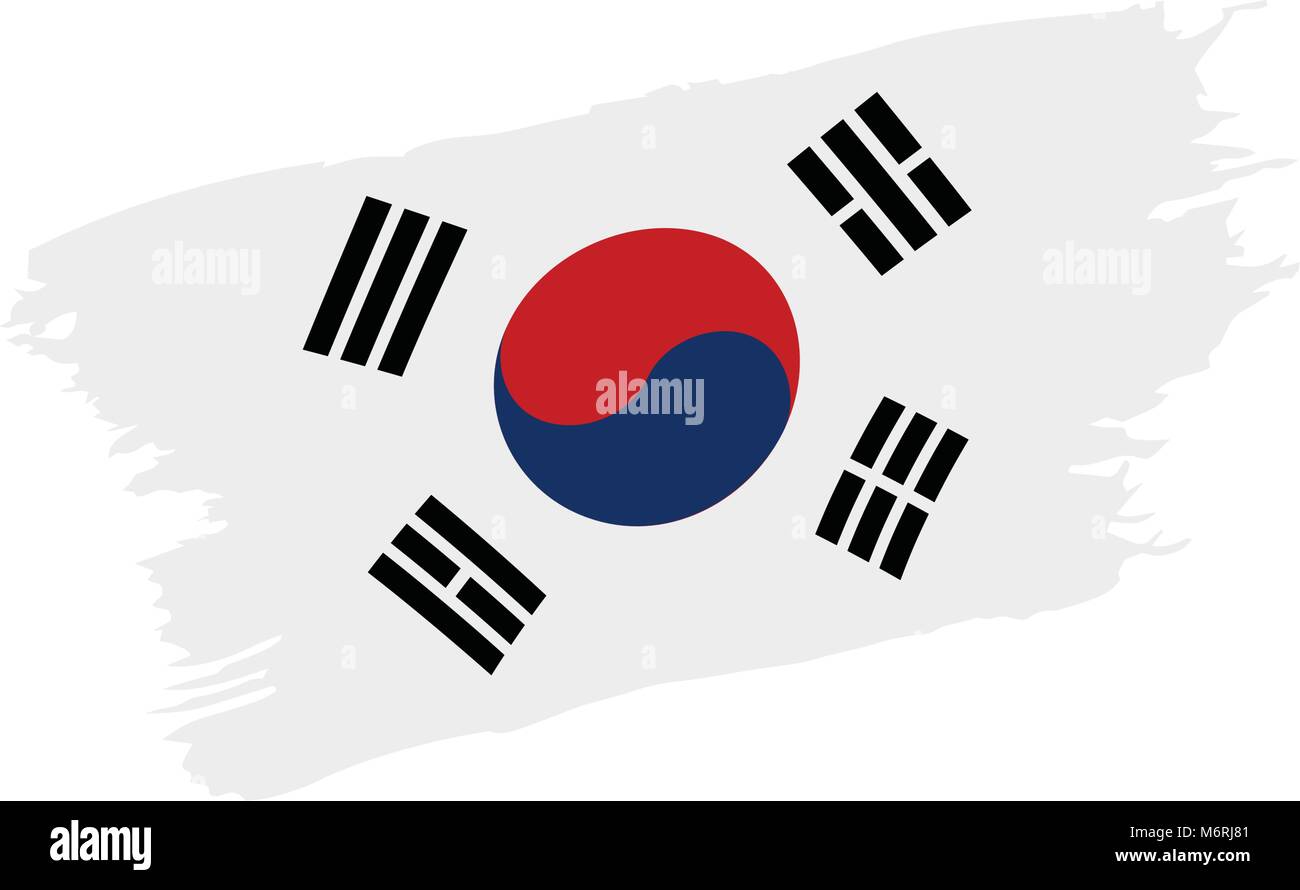 South Korean flag, vector illustration Stock Vector Image & Art - Alamy