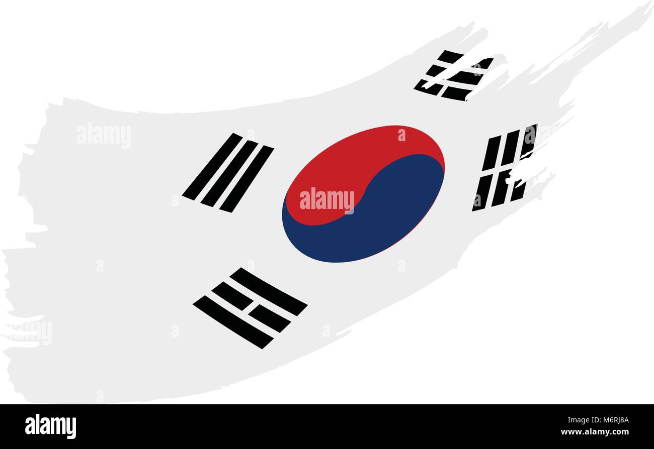 South Korean flag, vector illustration Stock Vector Image & Art - Alamy