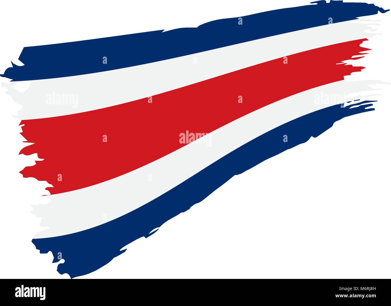 Costa Rica flag, vector illustration Stock Vector Image & Art - Alamy