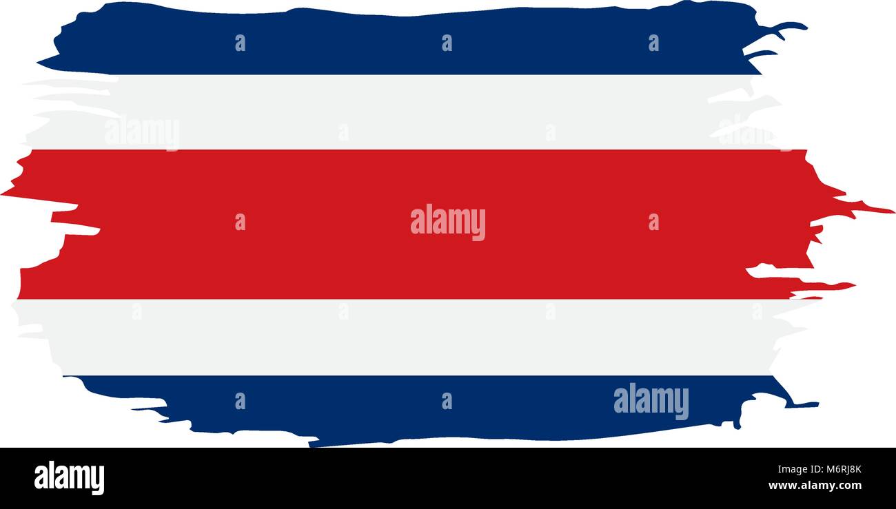 Costa Rica flag, vector illustration Stock Vector Image & Art - Alamy
