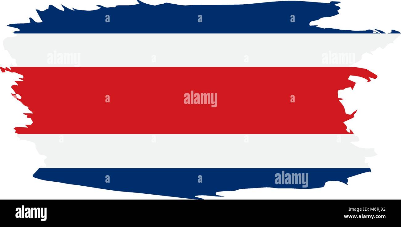 Costa Rica flag, vector illustration Stock Vector Image & Art - Alamy