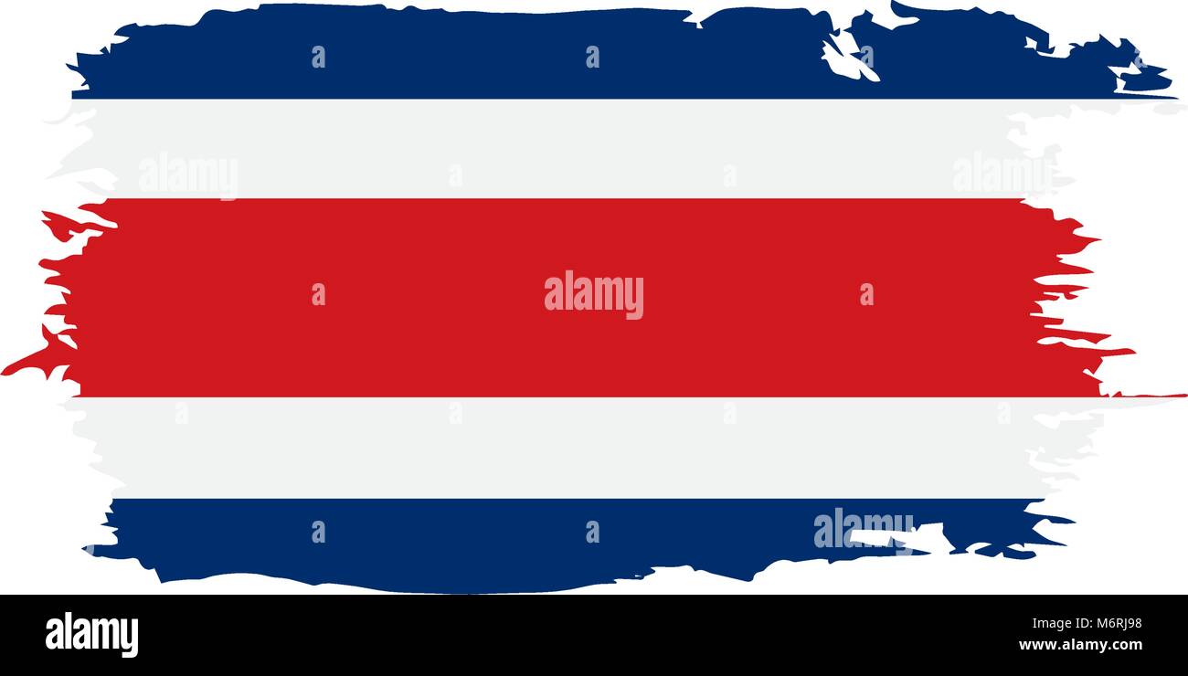 Costa Rica flag, vector illustration Stock Vector Image & Art - Alamy
