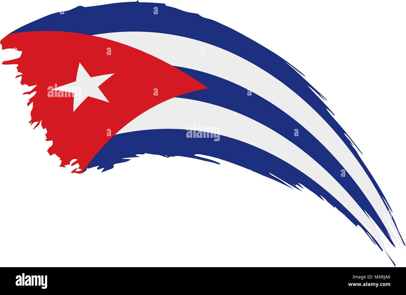 Cuban flag drawing Stock Vector Images - Alamy