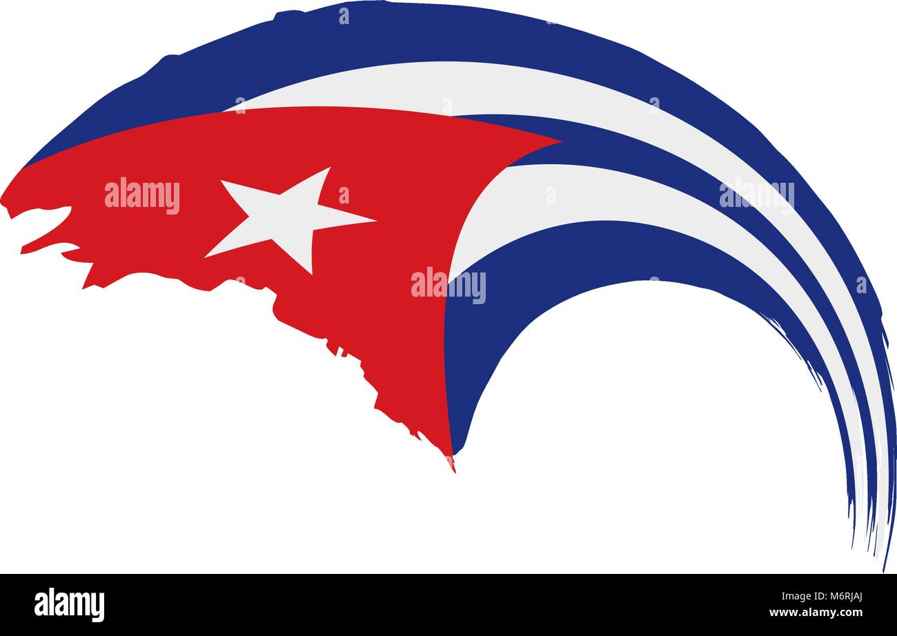 Cuban flag drawing Stock Vector Images - Alamy