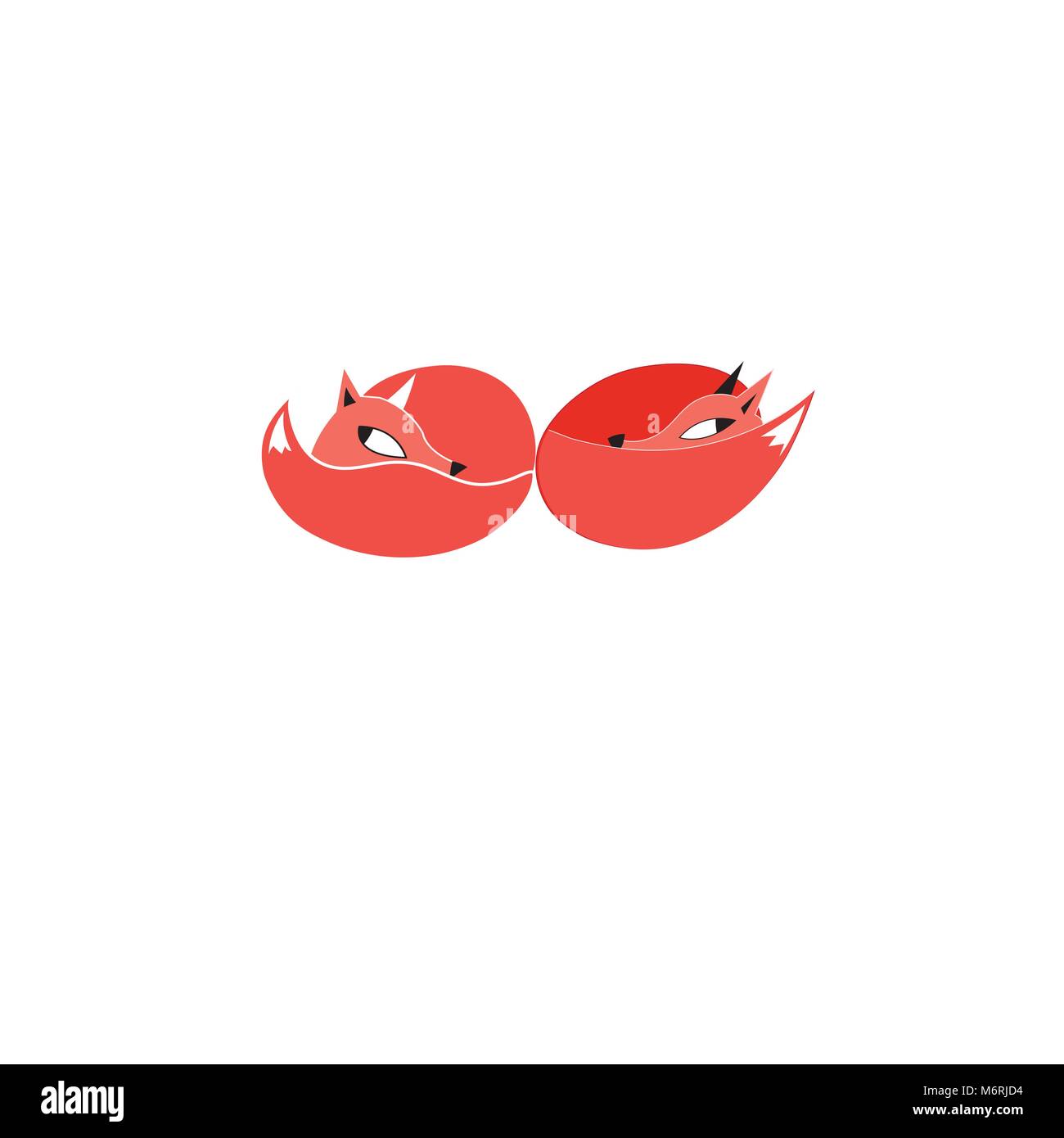 Foxes tails Cut Out Stock Images & Pictures - Alamy