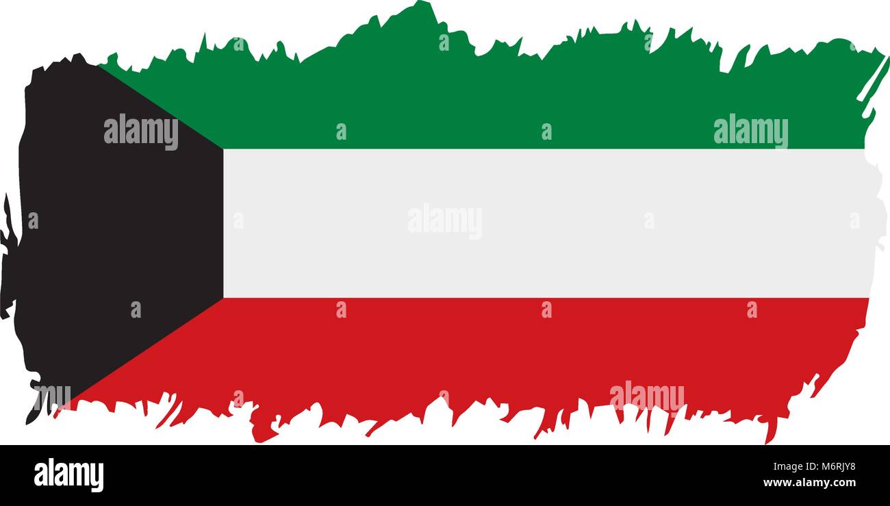 Kuwait flag, vector illustration Stock Vector Image & Art - Alamy