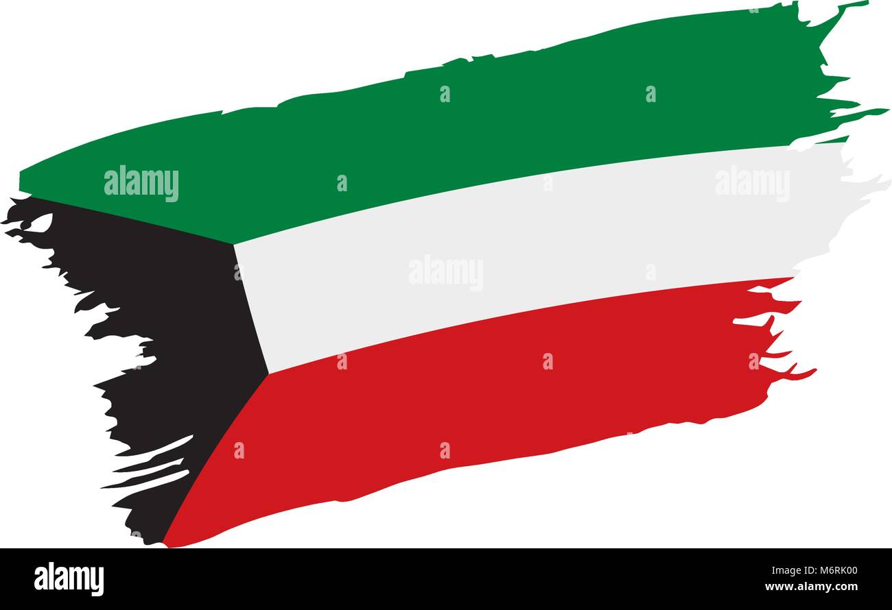 Kuwait flag, vector illustration Stock Vector Image & Art - Alamy