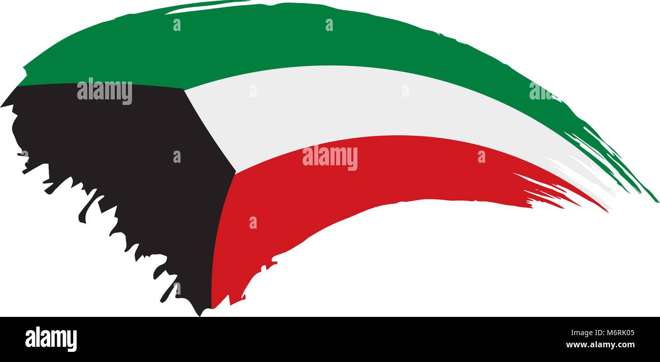 Kuwait flag, vector illustration Stock Vector Image & Art - Alamy