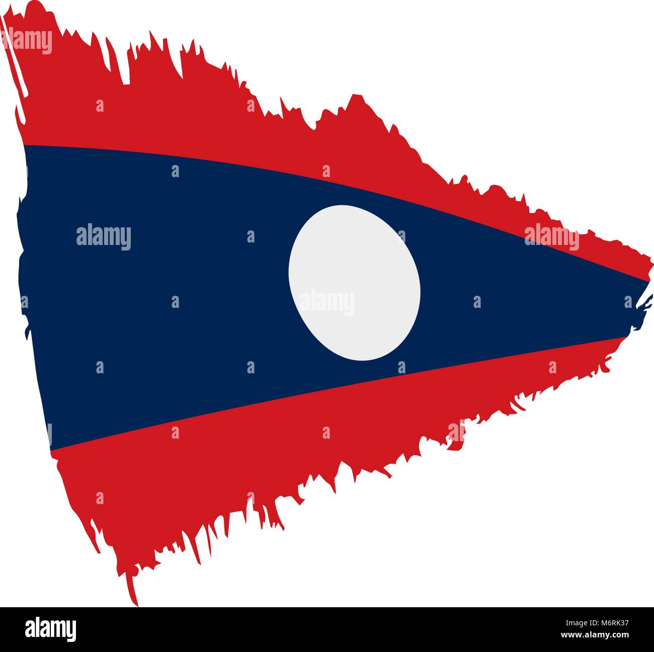 Laos flag, vector illustration Stock Vector Image & Art - Alamy
