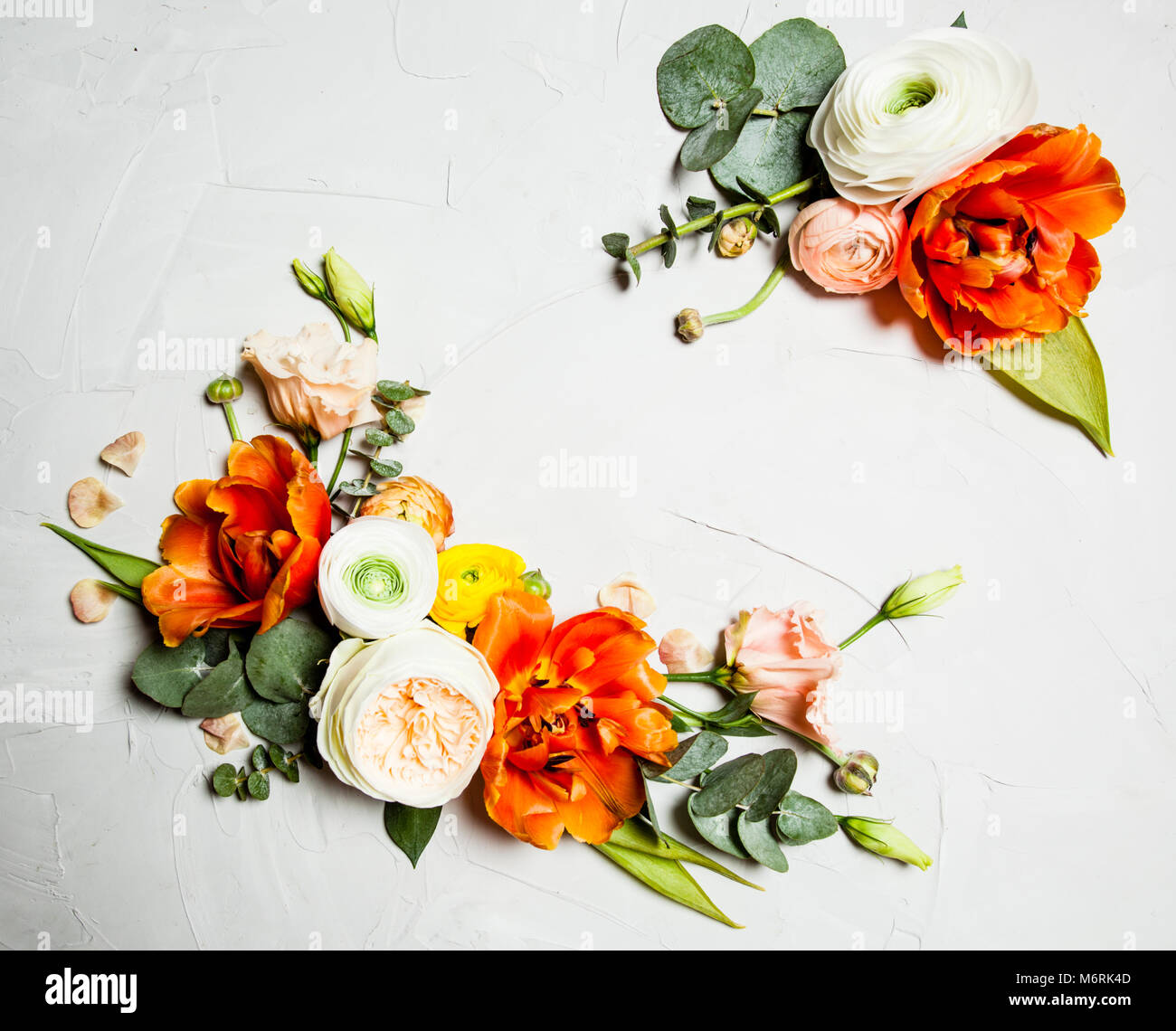 Floral design card Stock Photo - Alamy