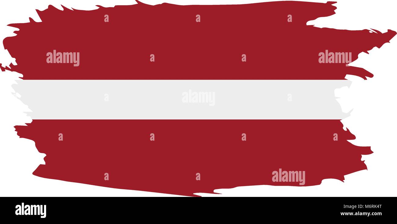 Latvia flag brush stroke Stock Vector Images - Alamy