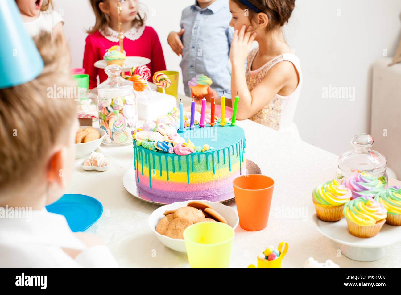 Happy birthday party Stock Photo - Alamy