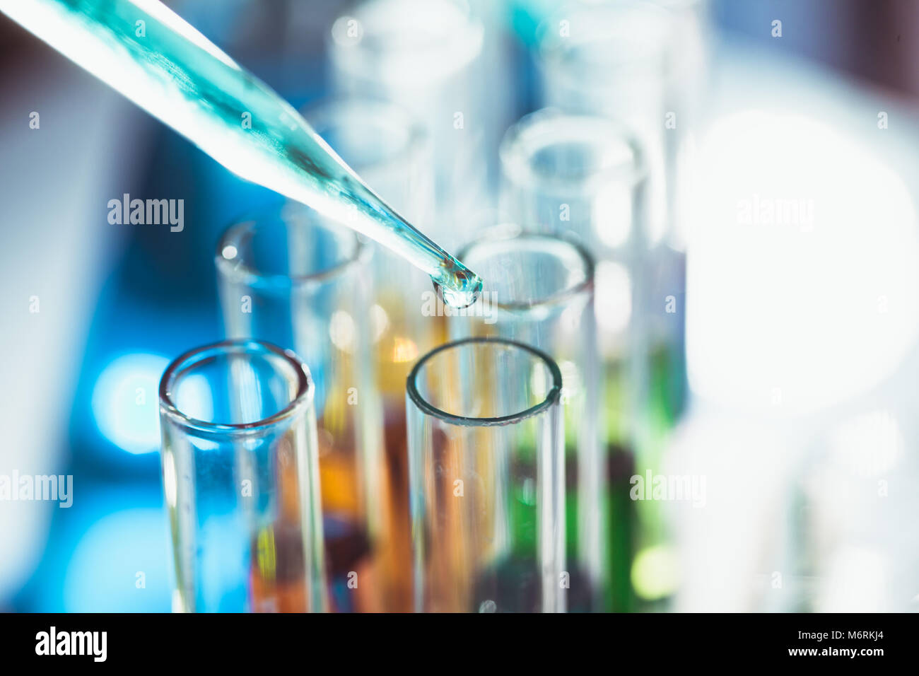 The laboratory tubes Stock Photo - Alamy