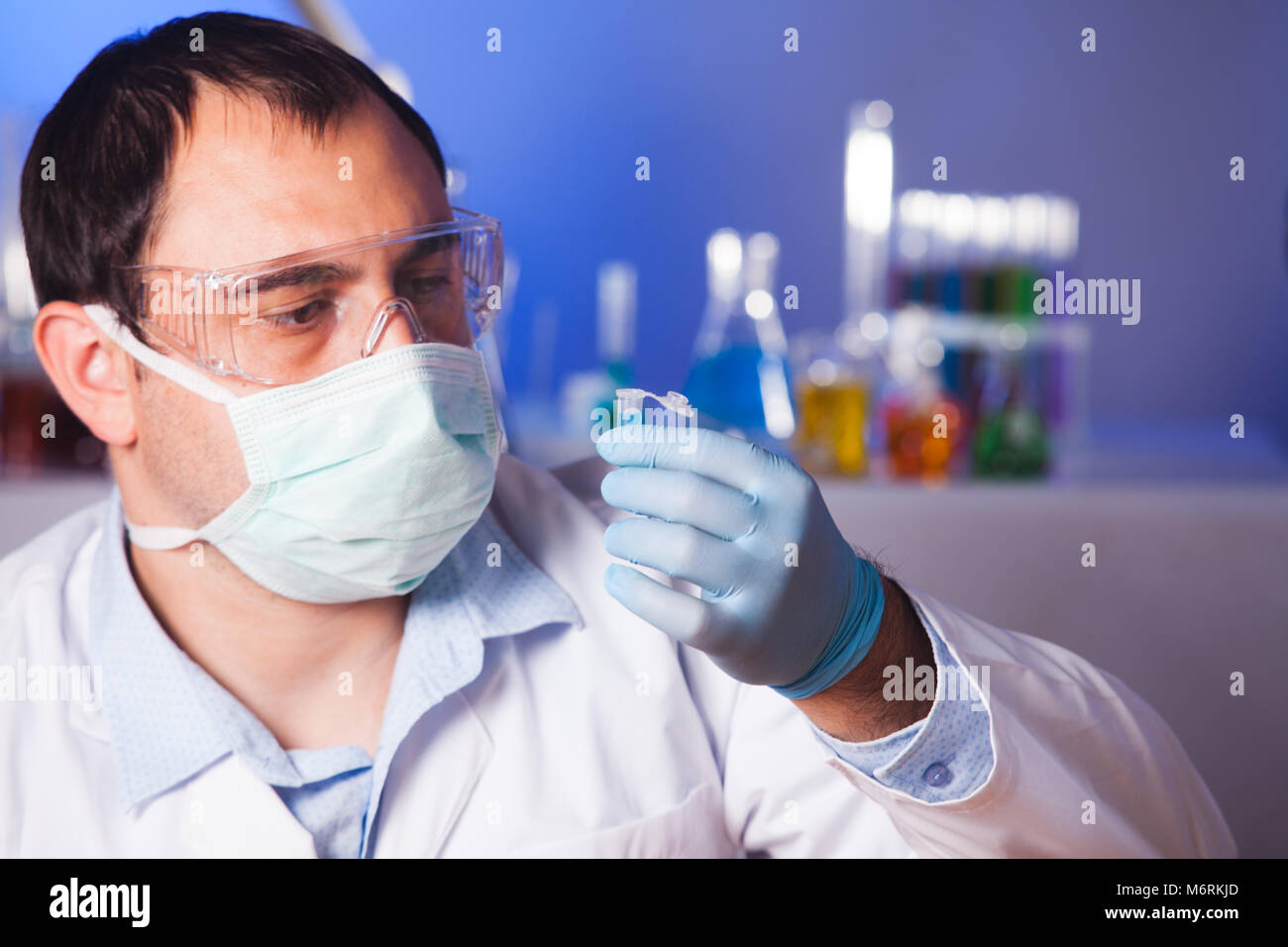 Scientist is thinking Stock Photo - Alamy