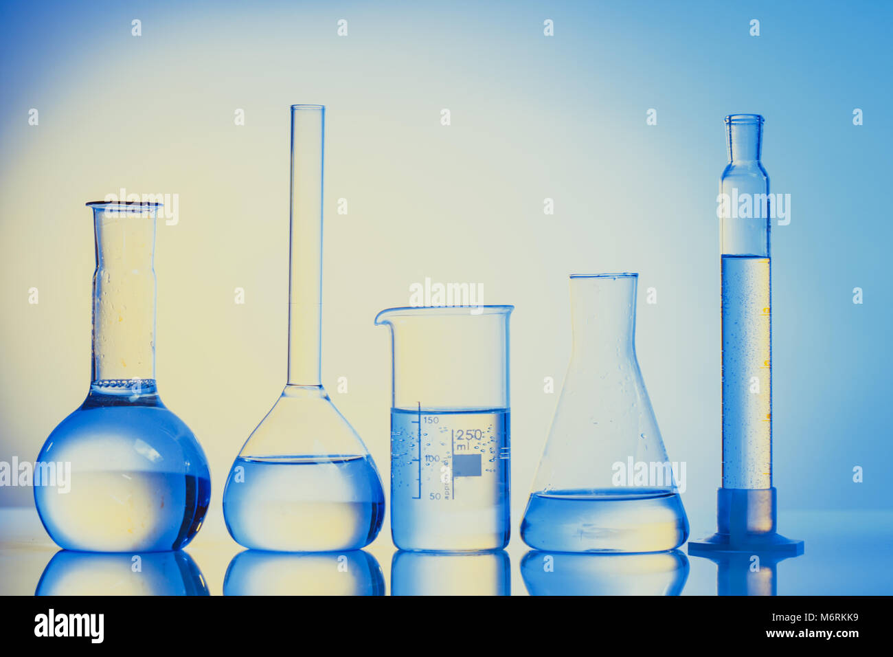 The laboratory glass Stock Photo - Alamy