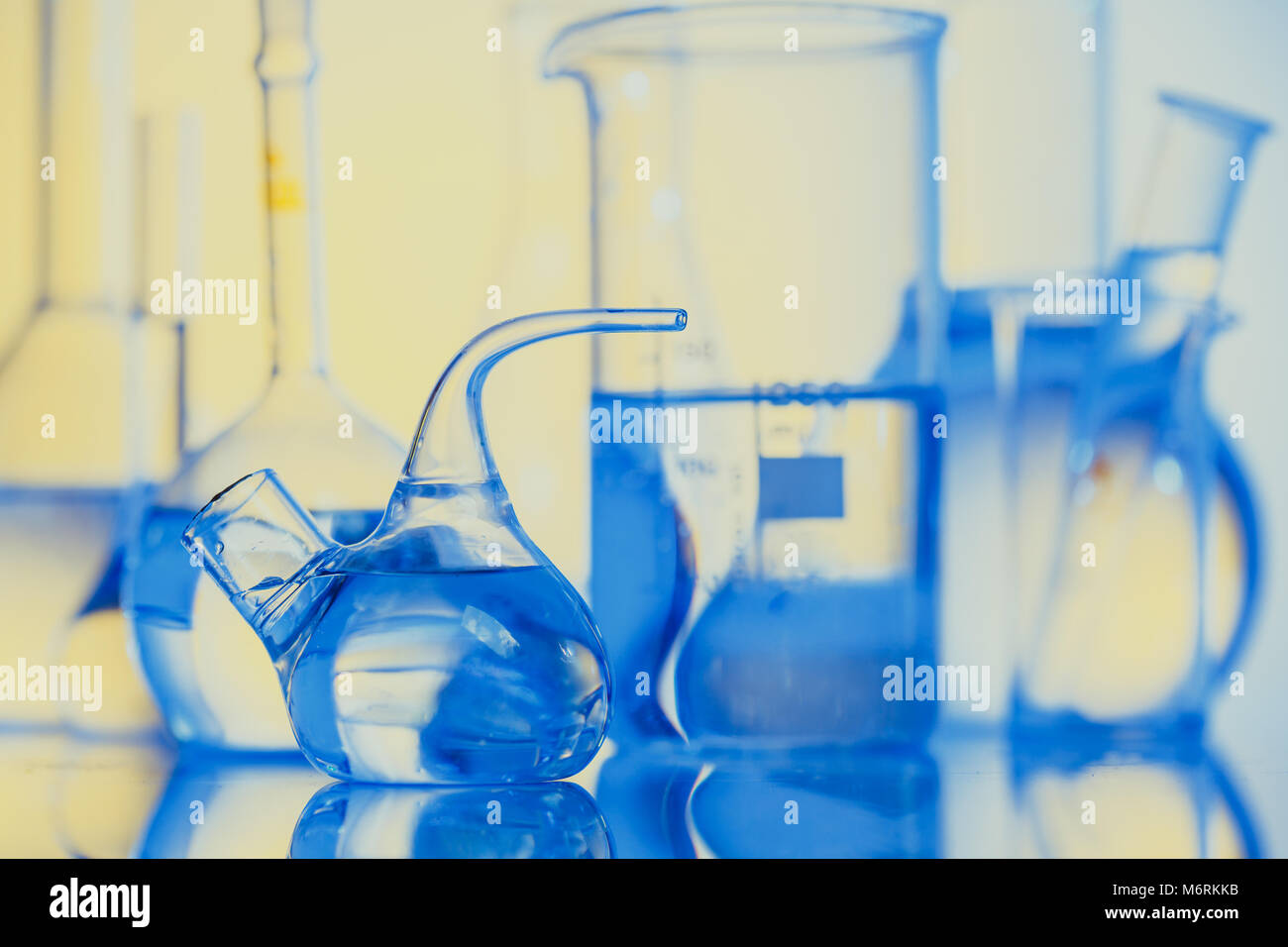The laboratory glass Stock Photo - Alamy