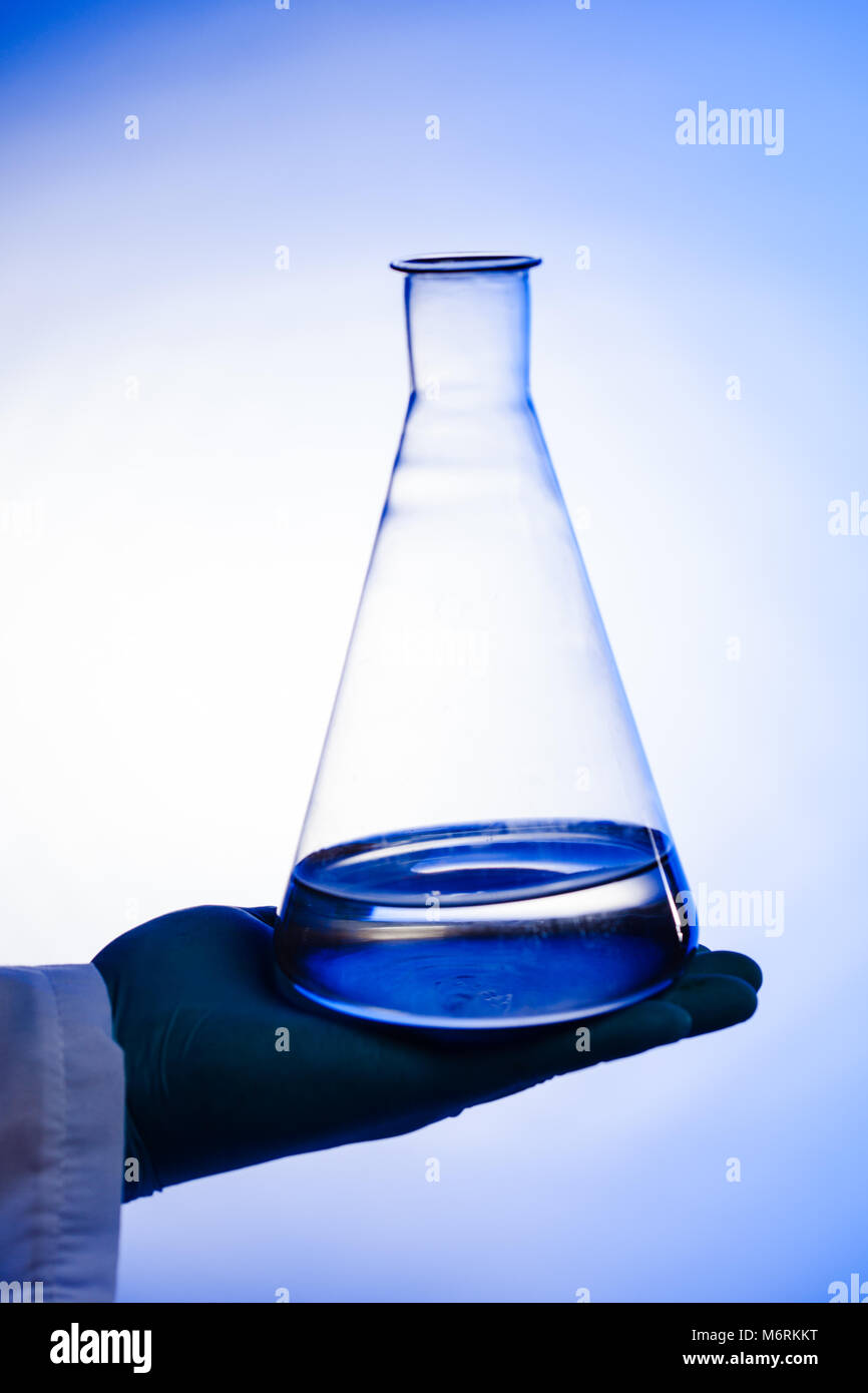 The conical flask Stock Photo - Alamy